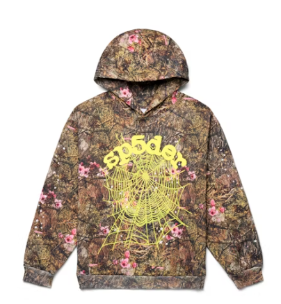 Sp5der Camo Real Tree OG Web Hoodie | Miami Streetwear